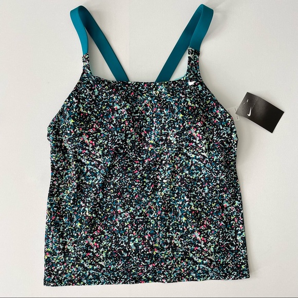 Nike | Swim | Nike Womens Printed Vback Tankini Top | Poshmark